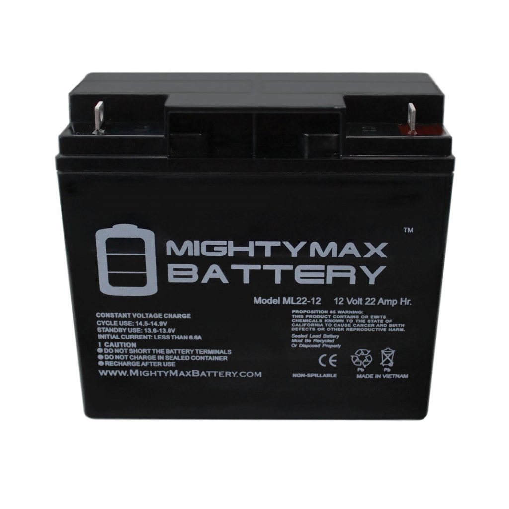 12V 22AH SLA Replacement Battery for SEL CB19-12 - MightyMaxBattery
