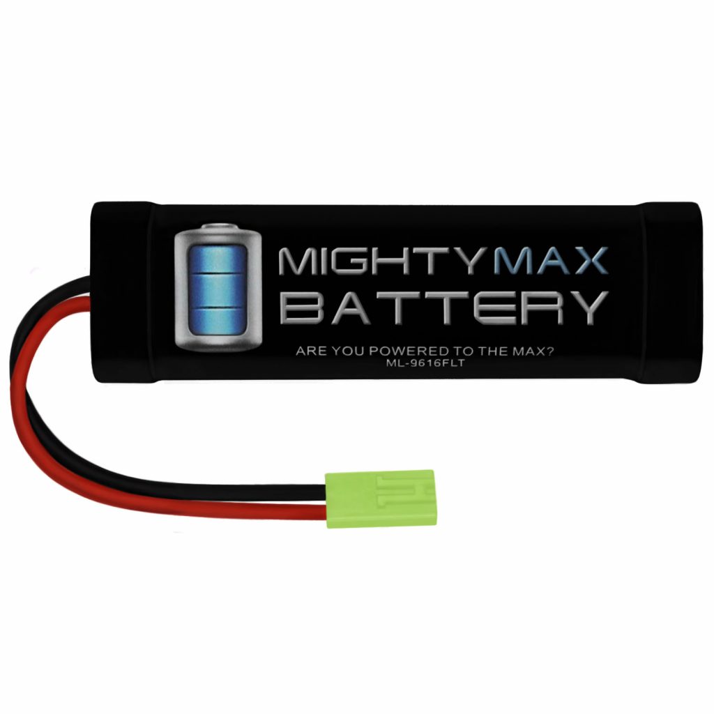9.6V 1600mAh Flat Battery Pack - MightyMaxBattery