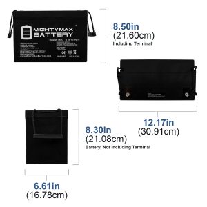12V 100Ah SLA Replacement Battery for Leoch LPC12-100 - MightyMaxBattery