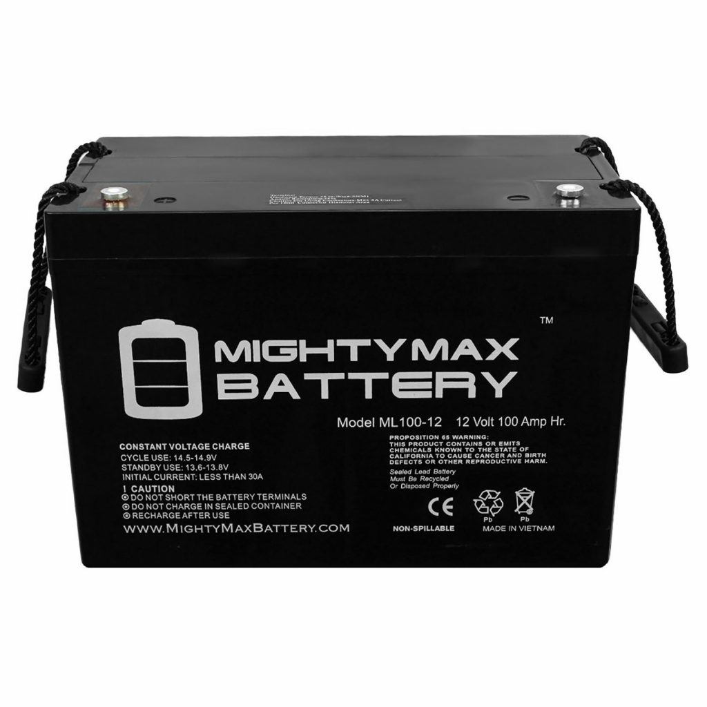 12V 100Ah SLA Replacement Battery for Leoch LPC12-100 - MightyMaxBattery