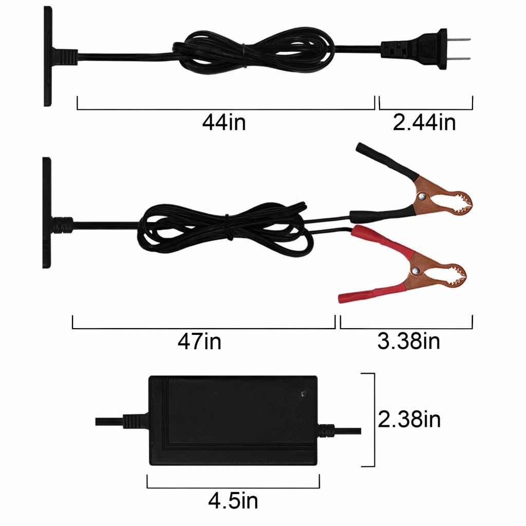 12 Volt 4 Amp SLA Battery Charger and Maintainer - MightyMaxBattery