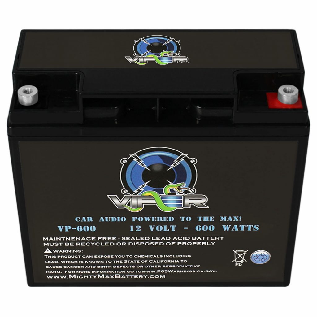 Viper VP-600 600 Watt Audio Battery for ANARCHY AC600.2 600-watt ...