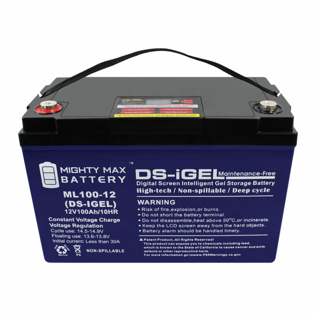 12V 100AH GEL Replacement Battery for Leoch LPC12-100 - MightyMaxBattery