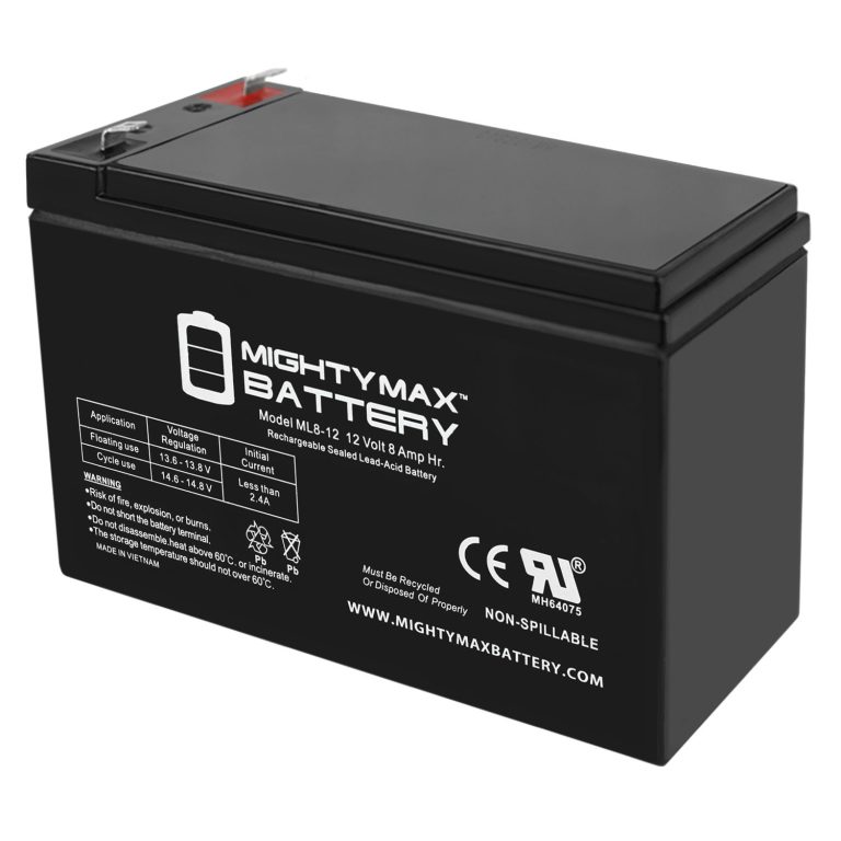 12V 8Ah Battery for 7.2ah BB Battery BP7.2-12-T2, BP7.2-12T2 ...