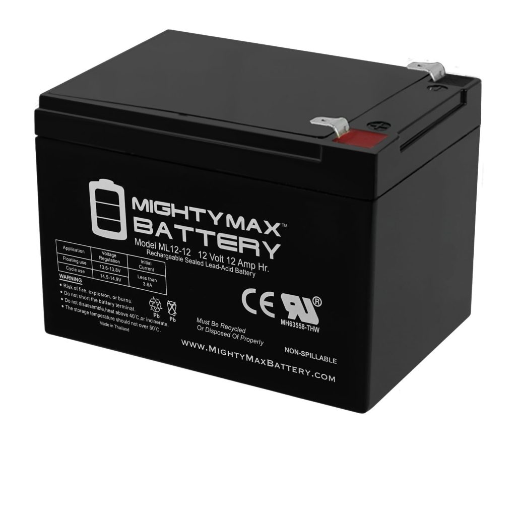 ML35-12 - 12 Volt 35 AH, Nut and Bolt (NB) Terminal, Rechargeable SLA ...