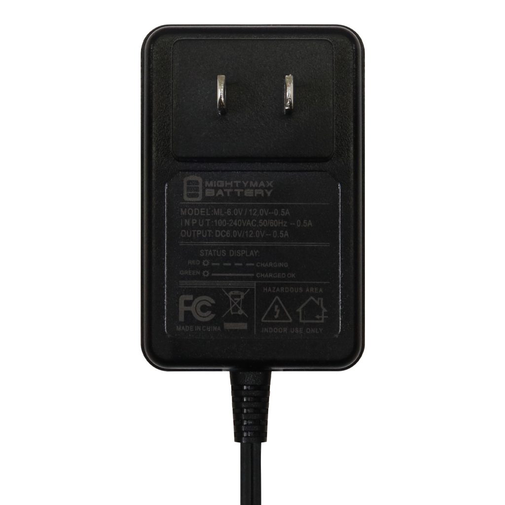 ML-AC612 - 12V / 6V SLA Battery Charger - MightyMaxBattery