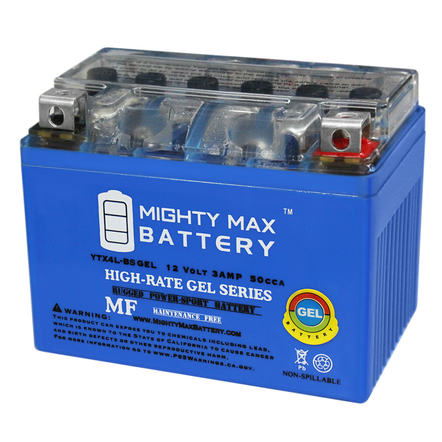 YTX20L-BSGEL -12 Volt 18 AH, GEL Type, 270 CCA, Rechargeable ...
