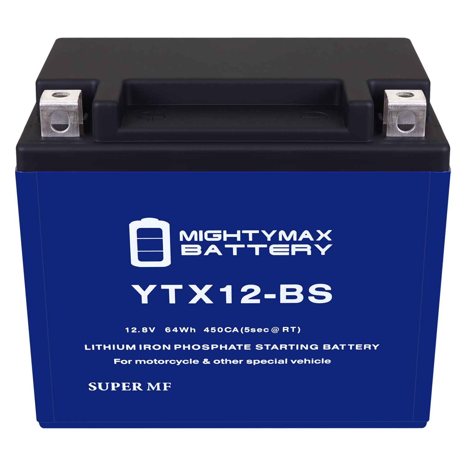YTX12-BS Lithium Replacement Battery compatible with Kawasaki Vulcan ...