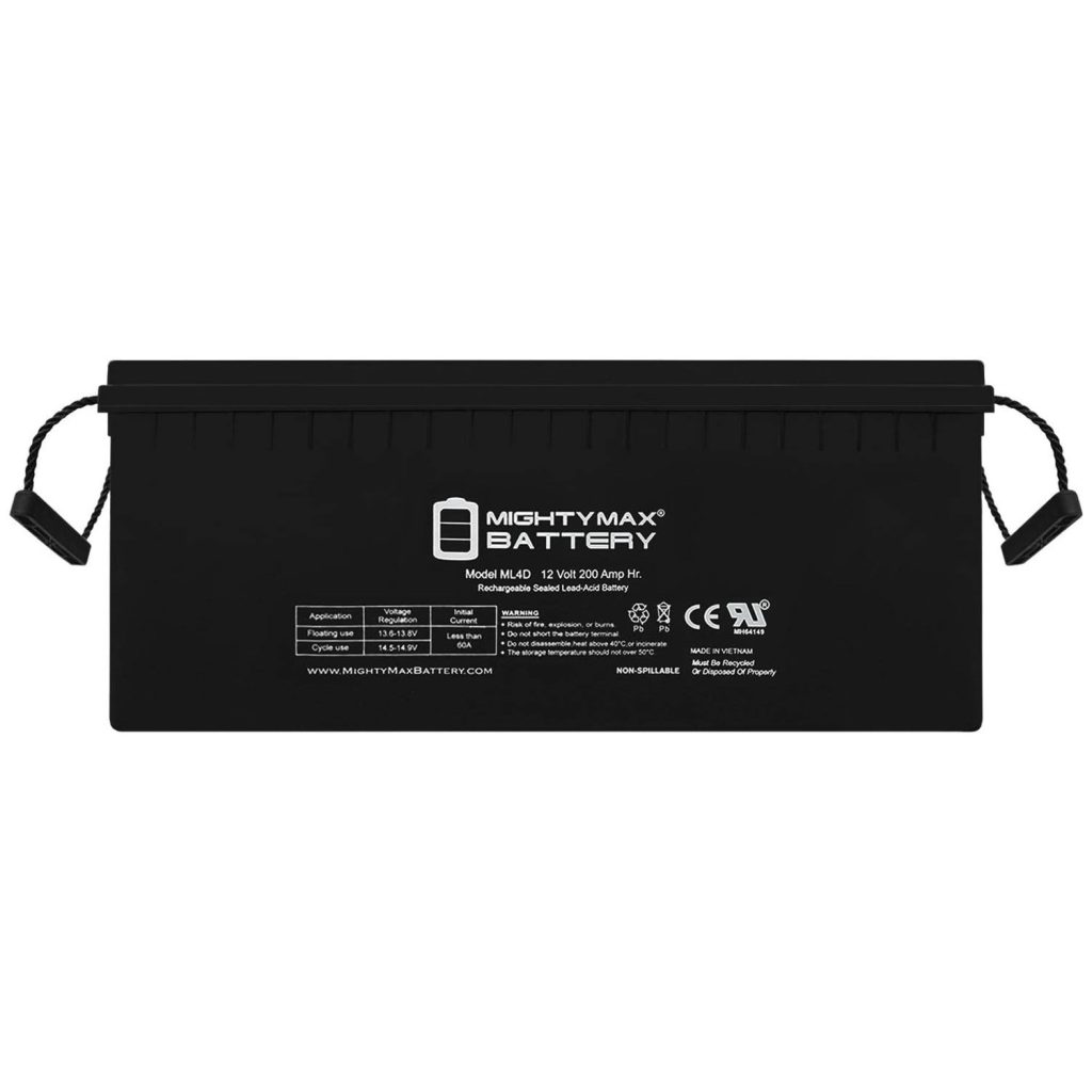 ML50-12 -12 Volt 50 AH, Nut and Bolt (NB) Terminal, Rechargeable SLA ...