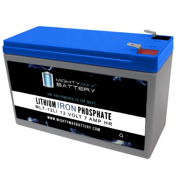 Mighty Max Battery ML7-12LI - 12 Volt 7 AH Deep Cycle Lithium Iron ...