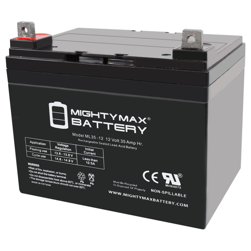 Mighty Max Battery ML15-12 - 12 Volt 15 AH, F2 Terminal, Rechargeable SLA AGM Battery ...