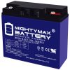 Mighty Max Battery ML15-12 - 12 Volt 15 AH, F2 Terminal, Rechargeable SLA AGM Battery ...