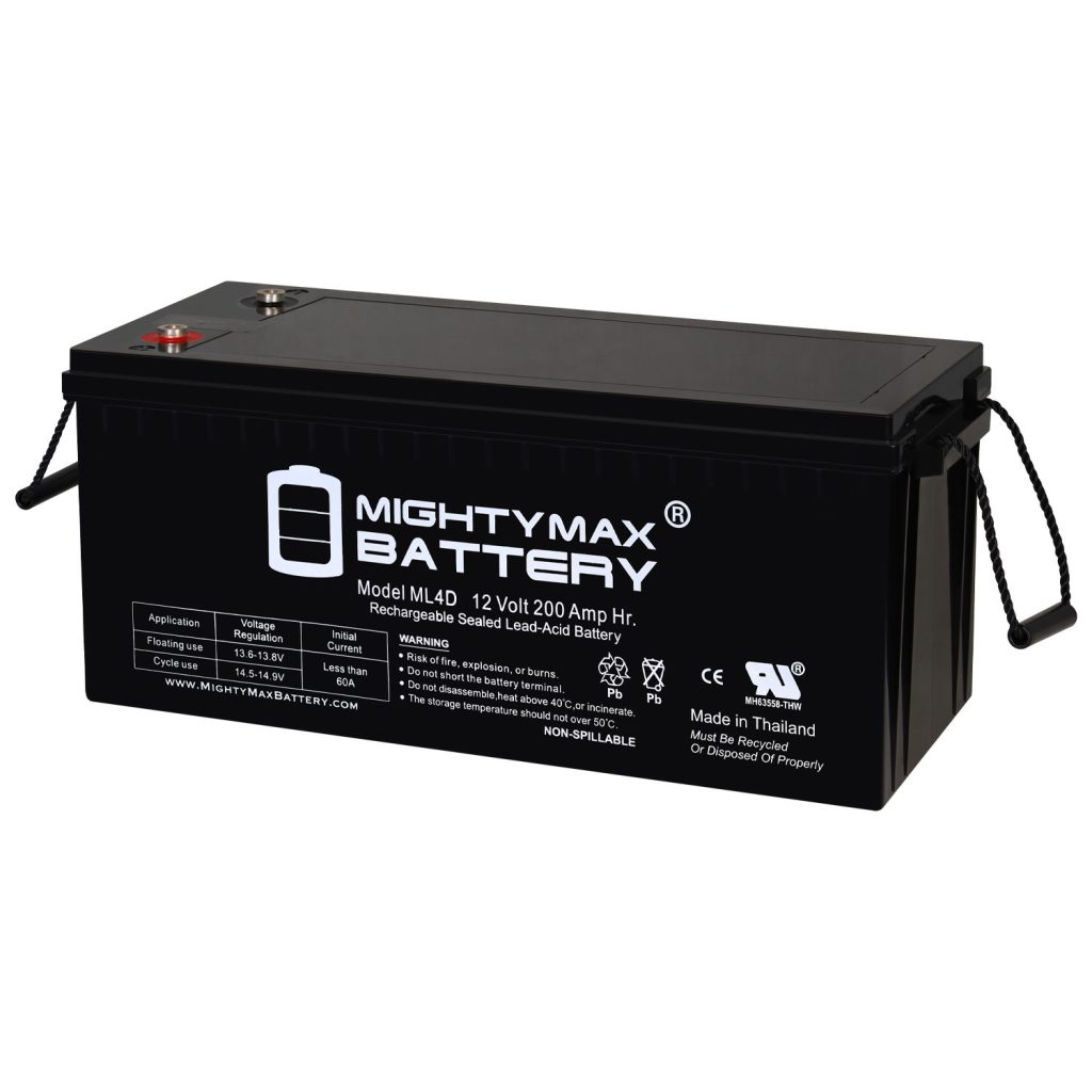 ML8-12 - 12 Volt 8 AH, F1 Terminal, Rechargeable SLA AGM Battery ...