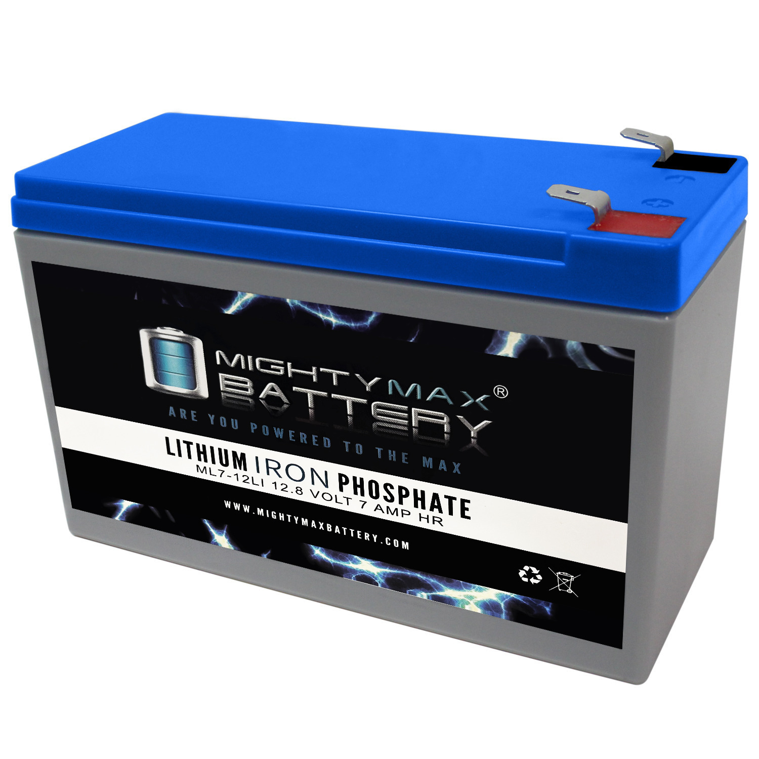 Mighty Max Battery ML7-12LI - 12 Volt 7 AH Deep Cycle Lithium Iron ...