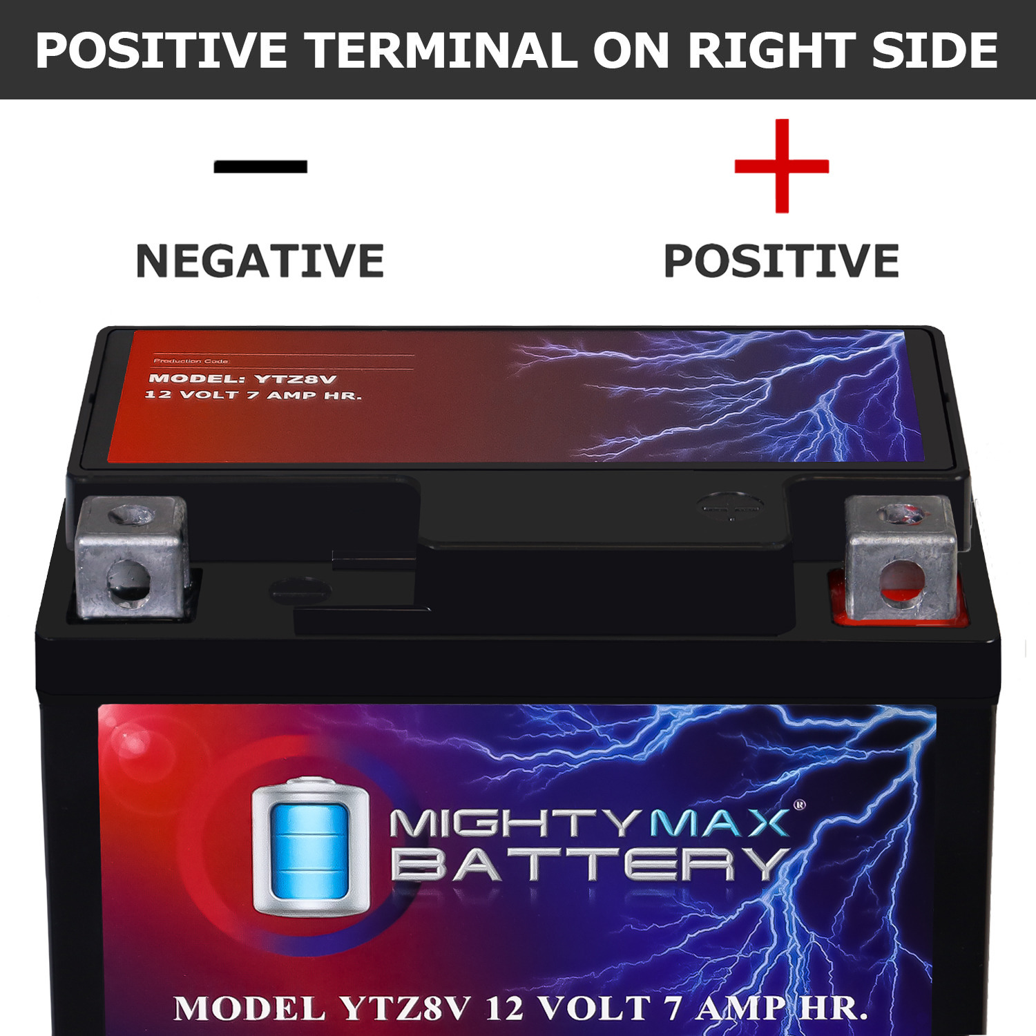 YTZ8V - 12 Volt 7 AH, 85 CCA, Rechargeable Maintenance Free SLA AGM ...