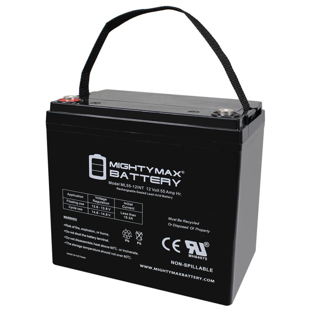 ML-U1-CCAHR -12 Volt, 320 CCA, Nut and Bolt (NB) Terminal, Rechargeable ...
